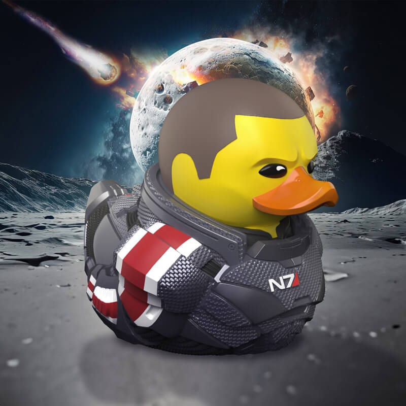 Official Mass Effect Commander Shepard TUBBZ Cosplaying Duck Collectab